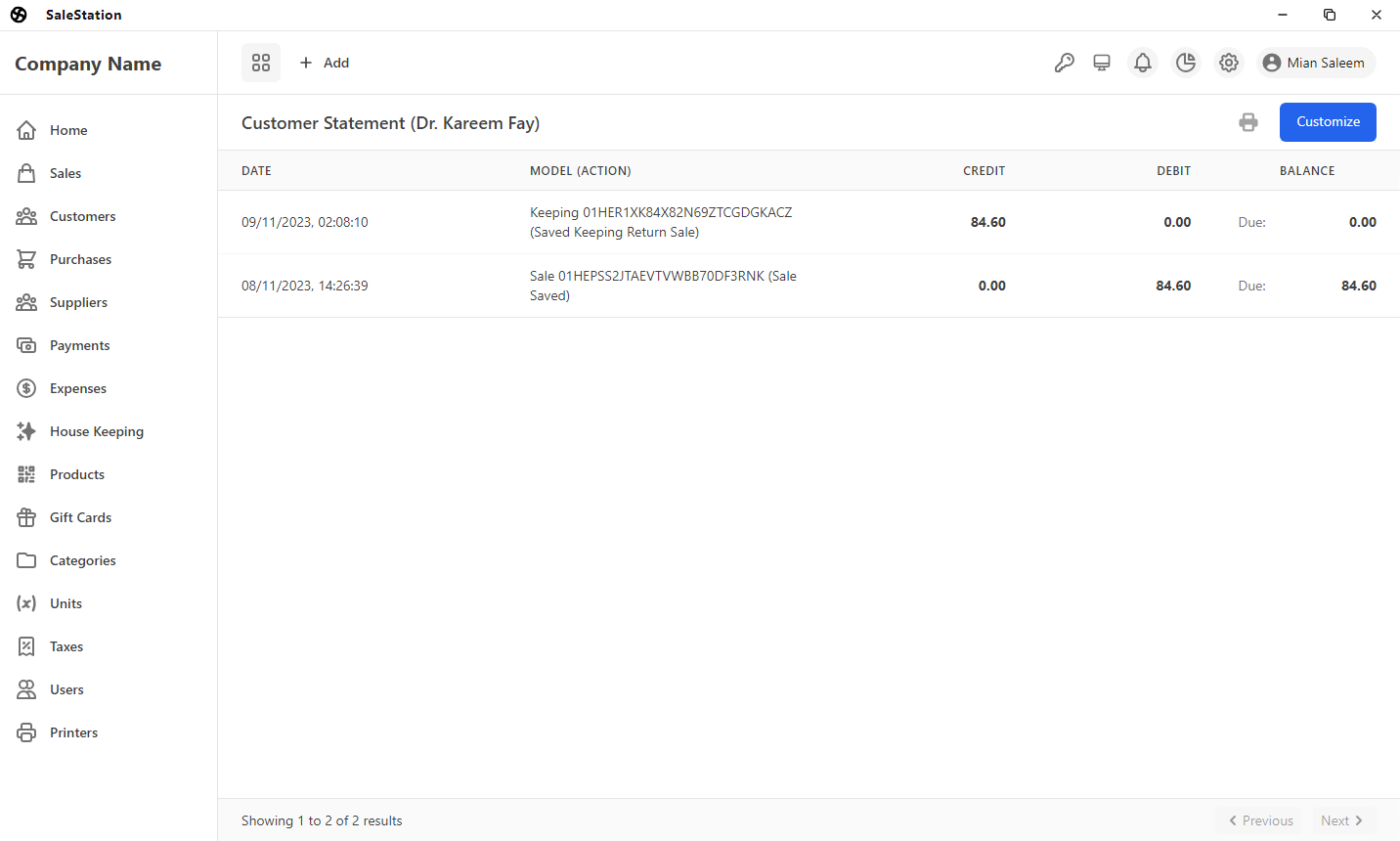SaleStation - Point of Sale & Business Management System by Tecdiary